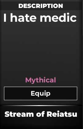 Stream of reiatsu | Muramasa's Stream |TYPE://SOUL
