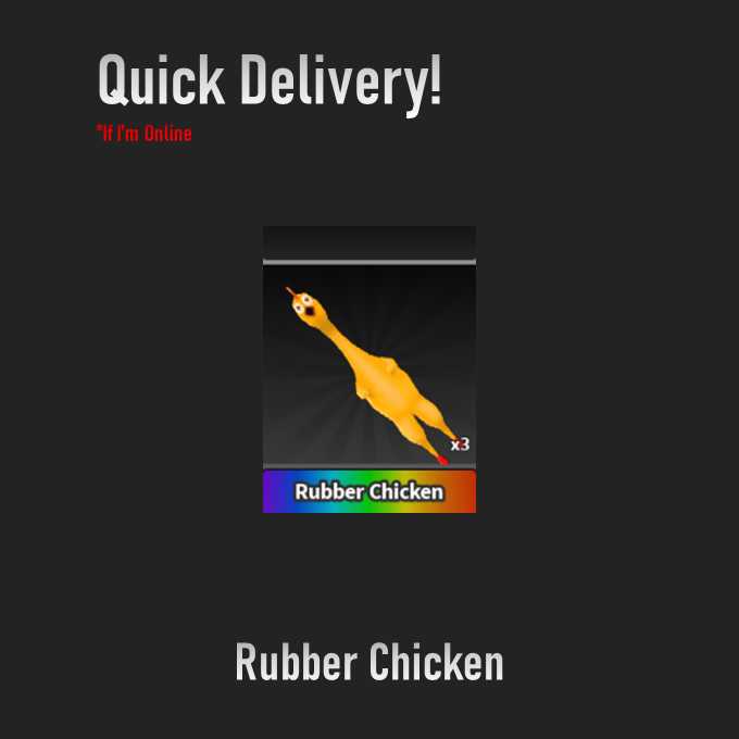 STK / Survive The Killer - Rubber Chicken
