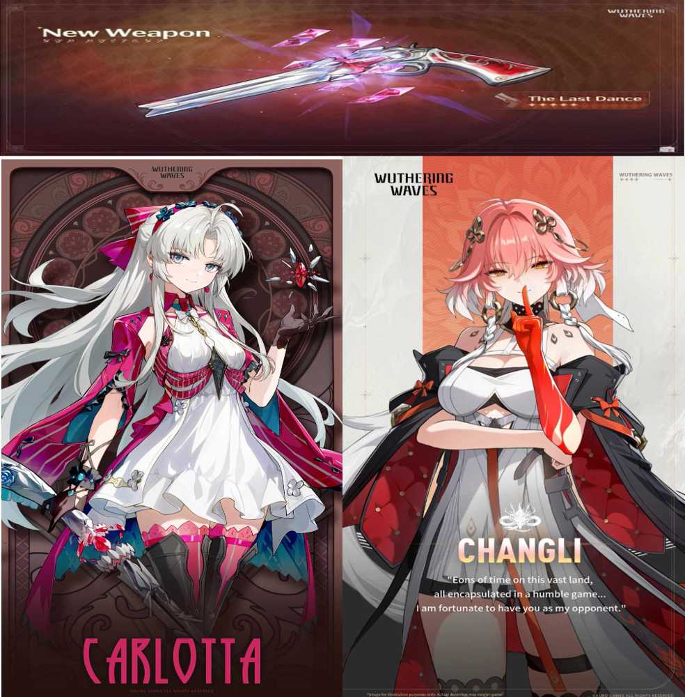 NA|Lv10|Male| Carlotta + Weapon + Changli + Encore + Lingyang