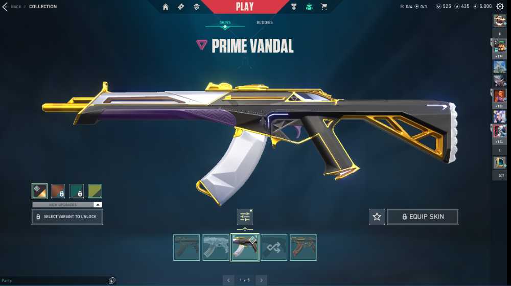 NA / 17 skins / Ruin Dagger / Prime Vandal / Ruin Guardian / Ruin ...