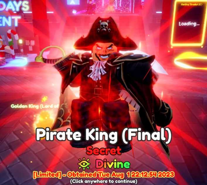 Pirate King Final Evo Gold D. Roger Anime Adventures AA