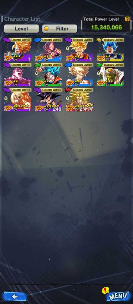 The experience- UL Broly- 11 LF ( broly - Goku - nappa - pikkon) 20 ...