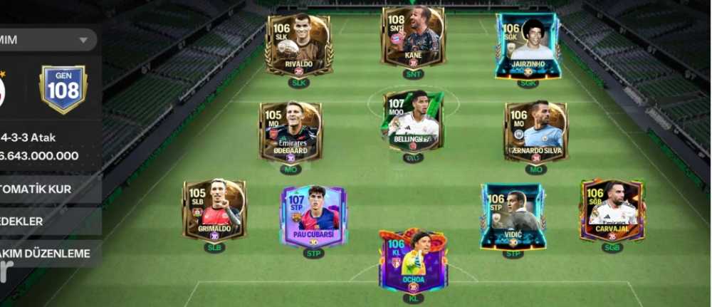 FIFA MOBILE (ELITE) | 108 OVR TEAM | 6.65 BILLION TEAM VALUE (5B CAN BE ...