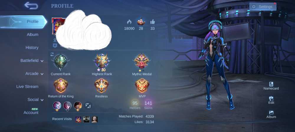 141 Skins. 1 Event Skin. 1 Zodiac. Fanny Skylark. 7 Epic and Others