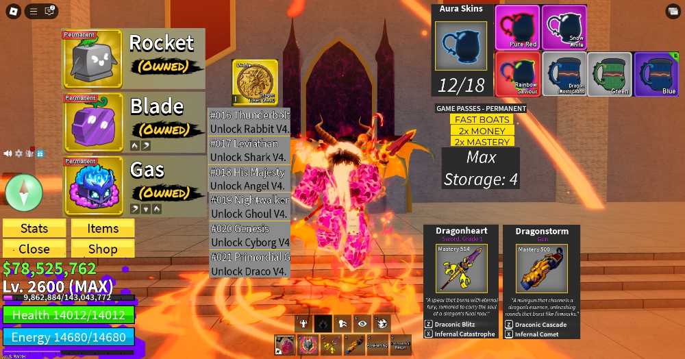 6 V4 Race (Draco), Permanent Dragon (West Token), Gas, Sanguine Art ...