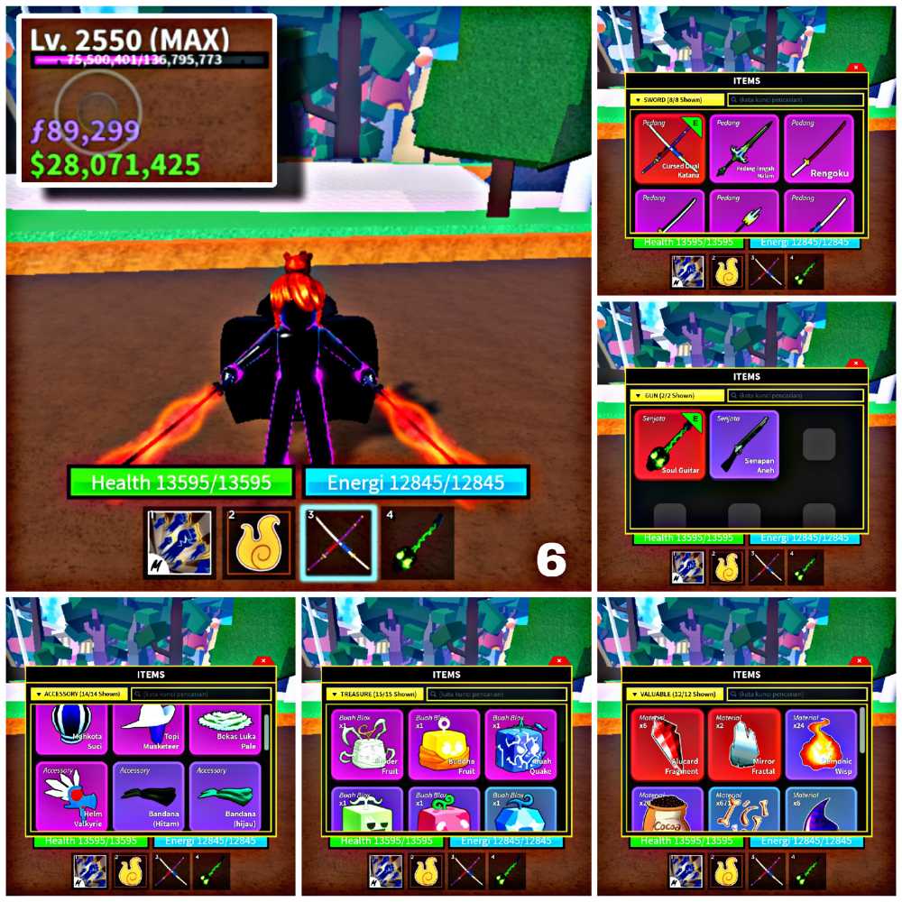 2 25a Roblox Accounts Blox Fruits Level 2550 Max Belly 29m