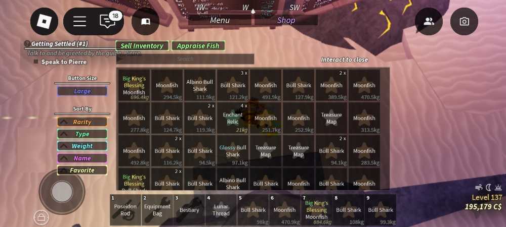 Fisch 137 lvl Poseidon Rod Summit Rod