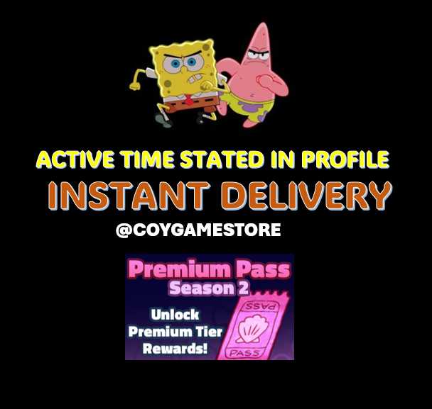 (INSTANT DELIVERY) Spongebob Tower Defense Premium Pass