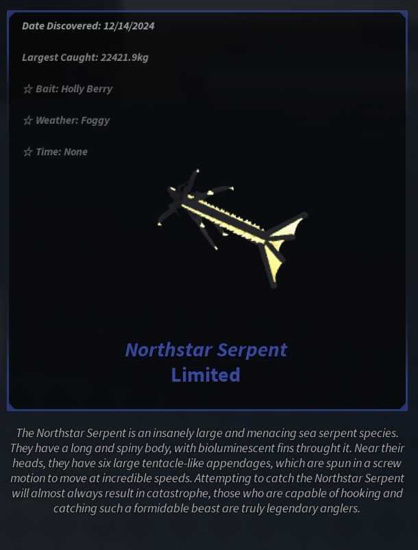 [Fisch] Northstar Serpent | Random Mutation / Specification