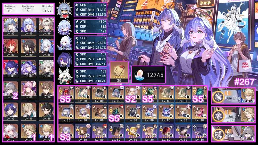【Asia | TL70】DanHeng IL (LC) + Firefly (LC) + Jingliu (LC) + Feixiao ...