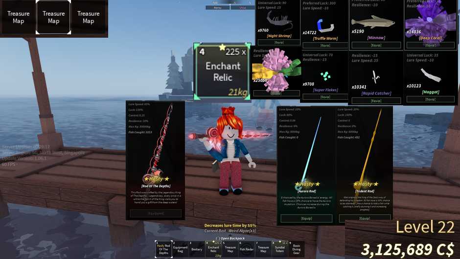 Rod of the Depths + Trident+Aurora(All Hasty⭐) | 3M C$ FISCH ...