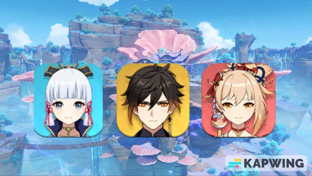 Asia | AR10 | 3x5 Stars - Ayaka + Zhongli + Yoimiya | Unbinded Email ...