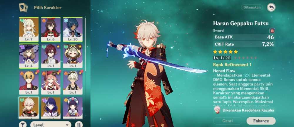 ASIA AR10 - Kazuha + Raiden Shogun + Haran Gepakku Futsu + Bennett C1 | Instant Delivery ...