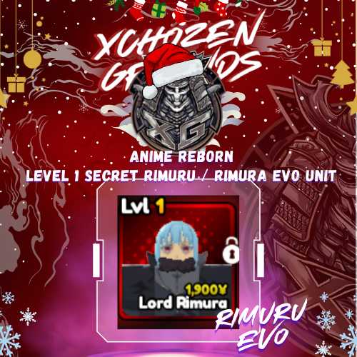 Anime Reborn - Secret Unit Rimuru / Rimura Evo ( LORD RIMURA ) LEVEL 1