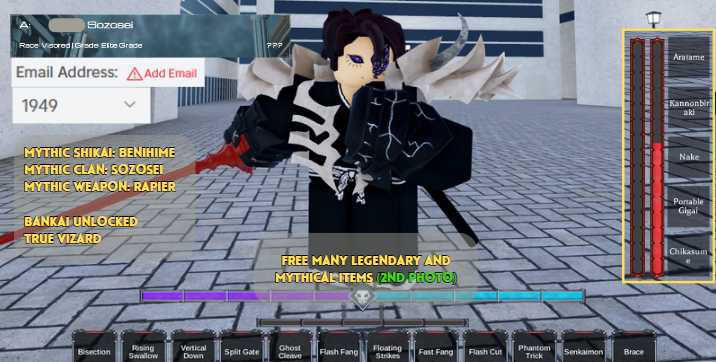 TYPE SOUL True Vizard (Auto Delivery / Benihime / Bankai Unlocked ...