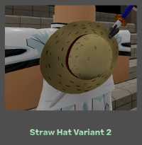 STRAW HAT VARIANT 2 - [PEROXIDE - ROBLOX]