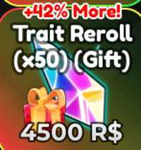 Anime Adventures | Trait Reroll ( x50 ) ( Gift ) 50