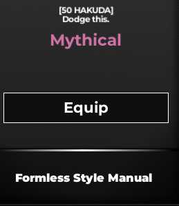 Type Soul Formless Manual Style
