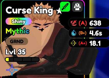 Shiny Curse King EVO (Sukuna) | Anime Defenders