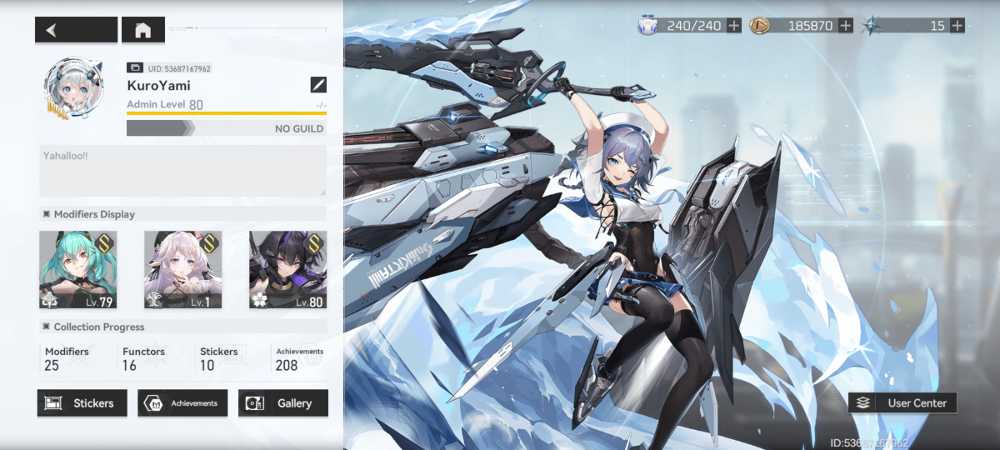 Global 8S rank Character Tsukuyomi S sign Osiris S Skadi S Hel S Levi S ...