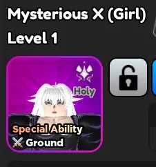 Misteryous X (girl) - Gojo Girl - All star Tower Defense (ASTD)