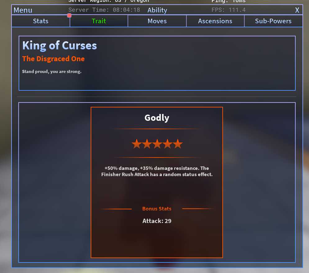 [ AUT ] Godly Sukuna ( Godly King of Curses - Mythic trait) - | A ...