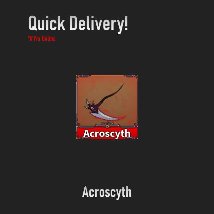 KL / King Legacy - Acroscythe / Acroscyth
