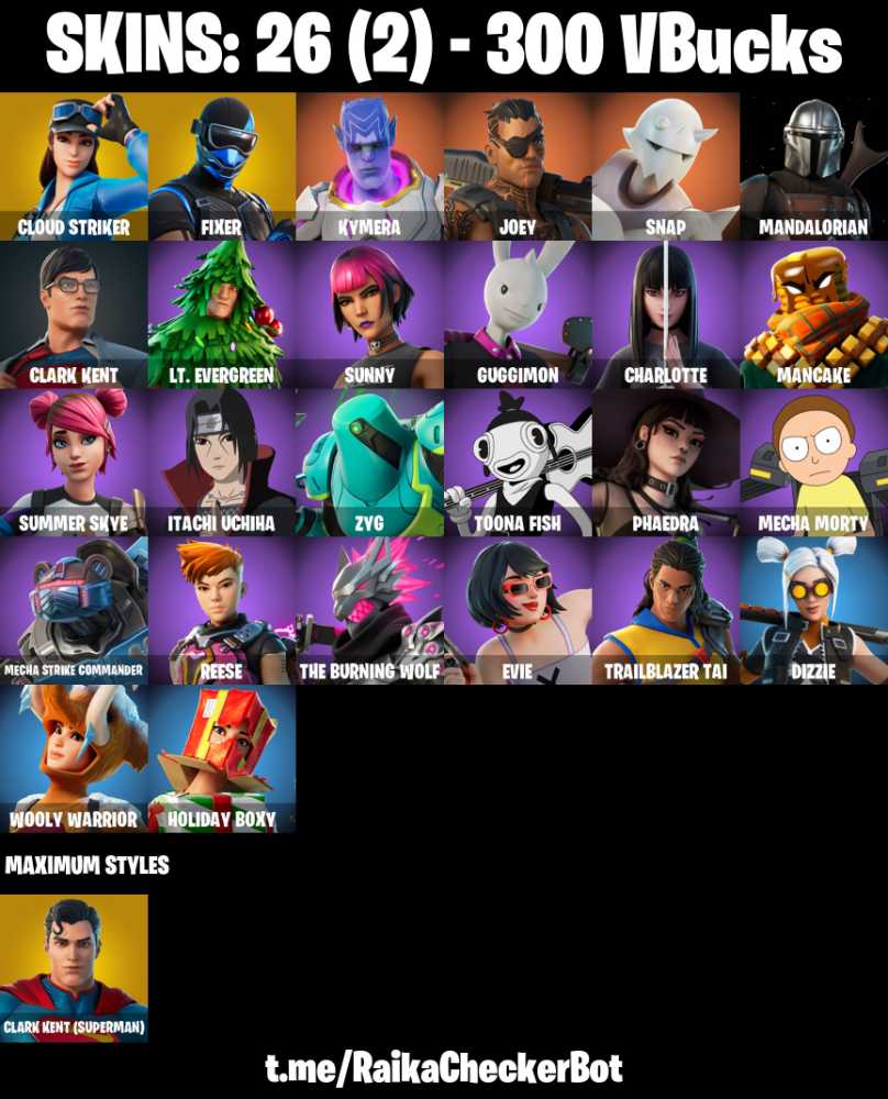 ITACHI UCHIHA+MECHA MORTY+EVIE+MANDALORIAN+CLOUD STRIKER+FIXER+SUMMER ...