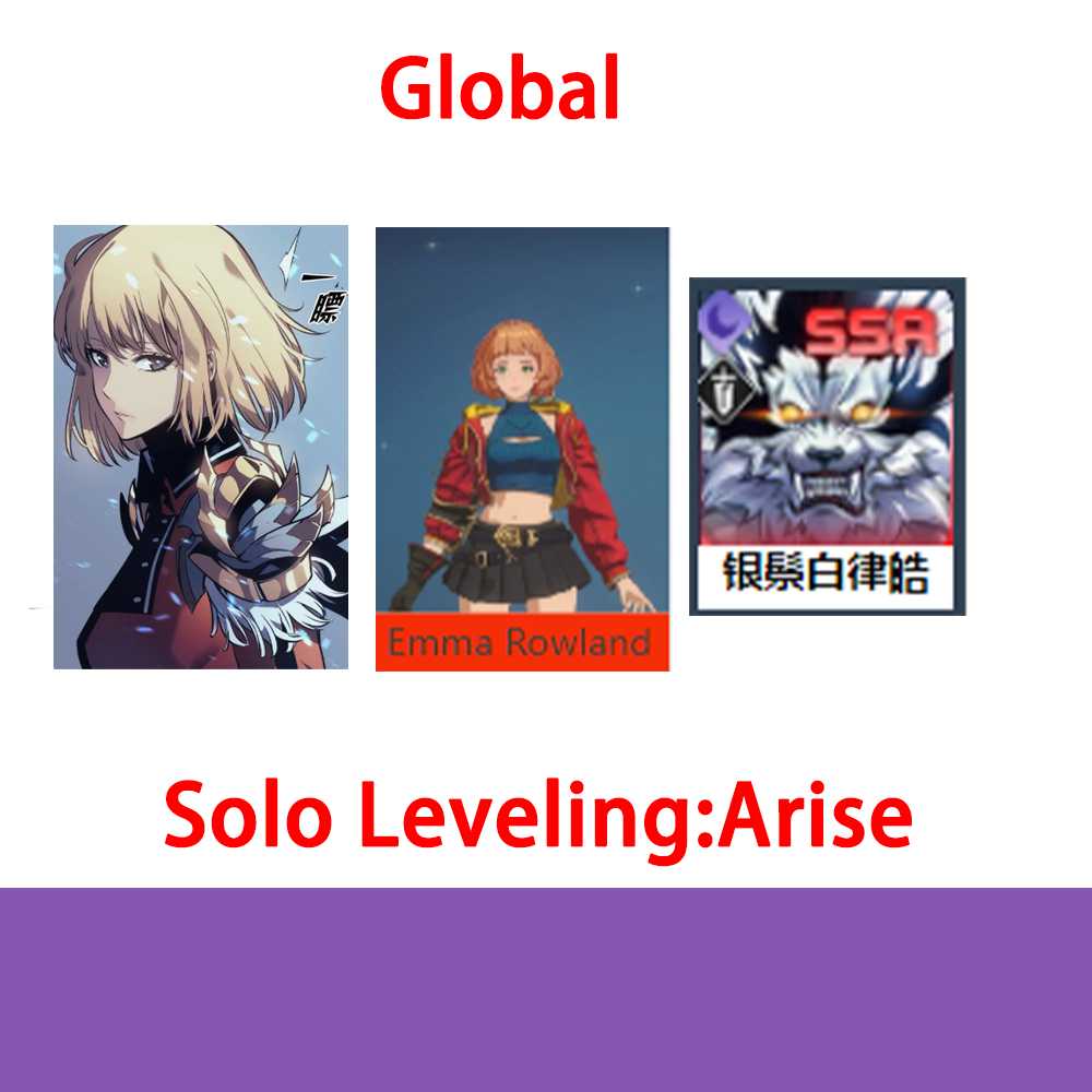 Global|Solo Leveling: Arise|Cha Hae-iN+ Emma Laurent+silver mane ...