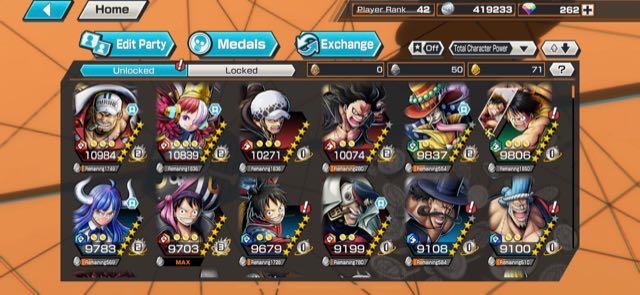OPBR ACC / IOS Only / Akainu Max / Uta Max