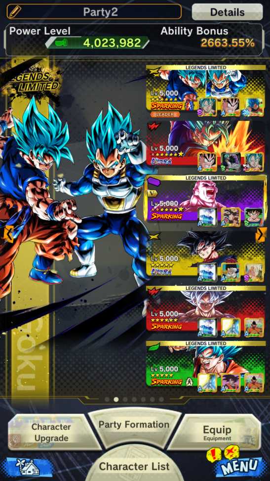 IOS+Android-3 UL(Goku Uis+Vegito Blue)-15 LF( New God SS Goku and Vegeta+Jiren Zenkai Red star ...