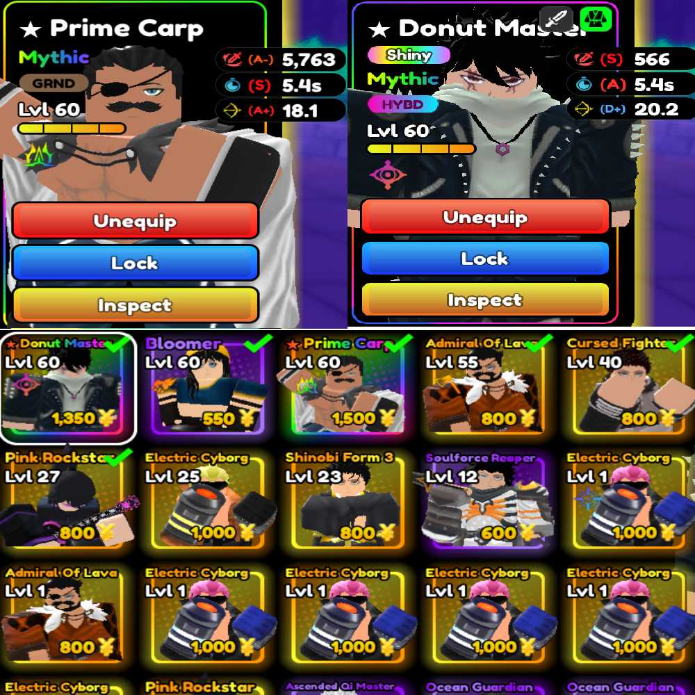 Auto Delivery Almighty Shiny Prime CarpShiny Donut MasterAnime Defenders AD