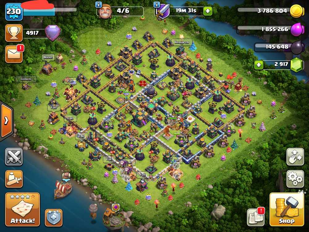 TH14 / 90% MAXED / ONLY PETS TRAPS AND WALLS LEFT / 20+ HEROES SKINS ...