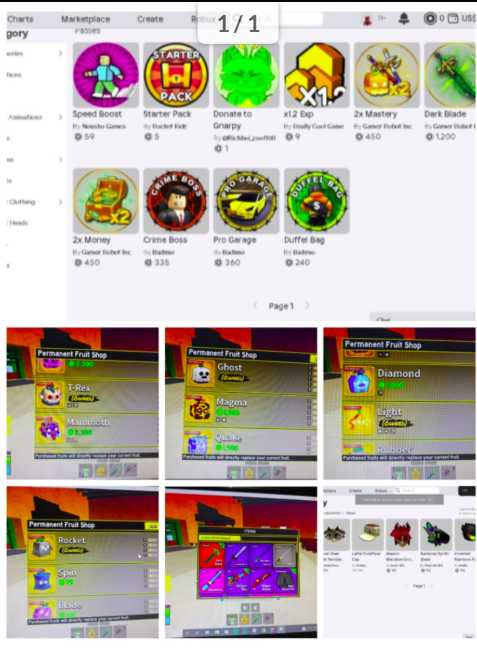 Blox Fruits Account | Dark Blade | T-Rex, Ghost, Blizzard (Permanent ...