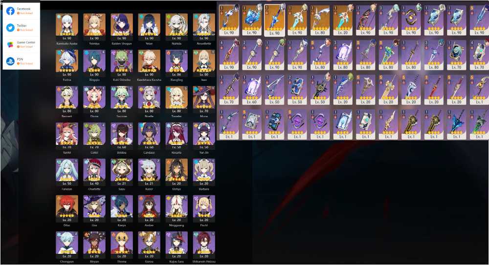 Ayaka Yoimiya Raiden Yelan SIG Nahida Neuvillette SIG Furina kazuha ...