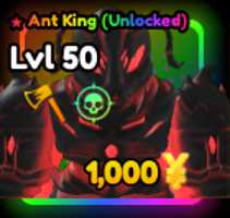 ant king unlocked with almighty trait - Anime defender