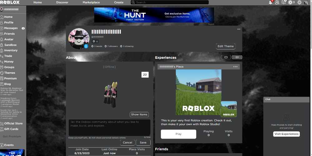 Barcode Roblox account