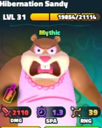 Spongebob Tower Defense | Secret Trait Hibernation Sandy