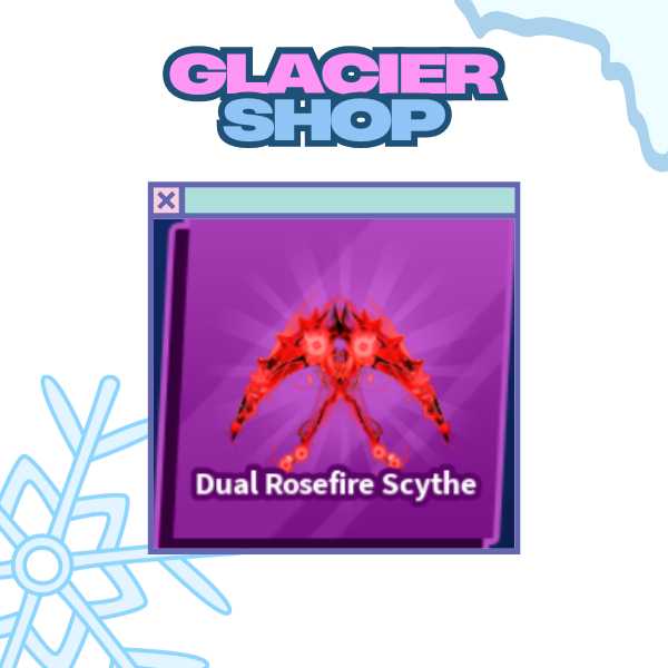 Dual Rosefire Scythe (Limited) [Blade Ball]