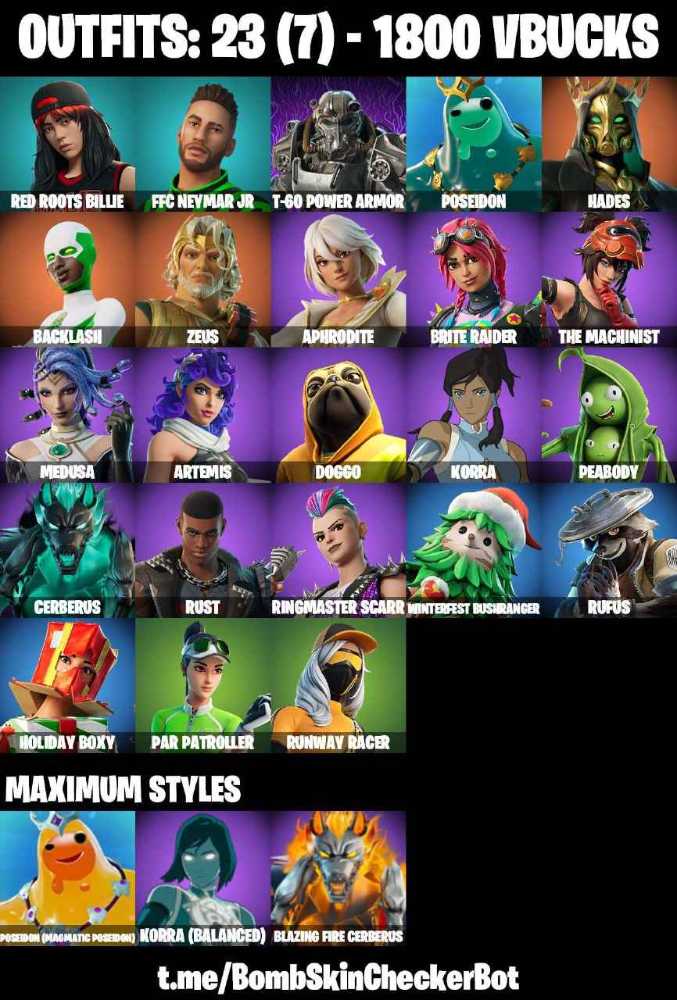 23 SKINS+GET GRIDDY+BACKLASH+PAR PATROLLER+RUNWAY RACER+BRITE RAIDER ...