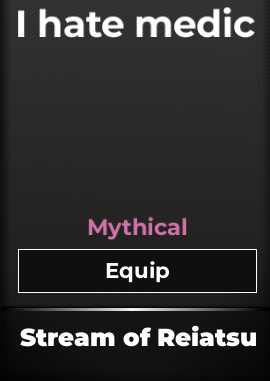 Type Soul Stream Of Reiatsu (Murasama)