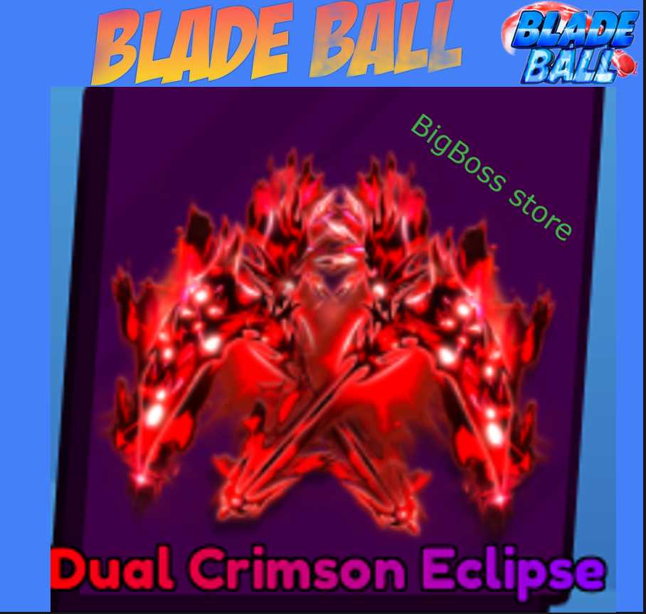 Dual Crimson Eclipse - Blade Ball