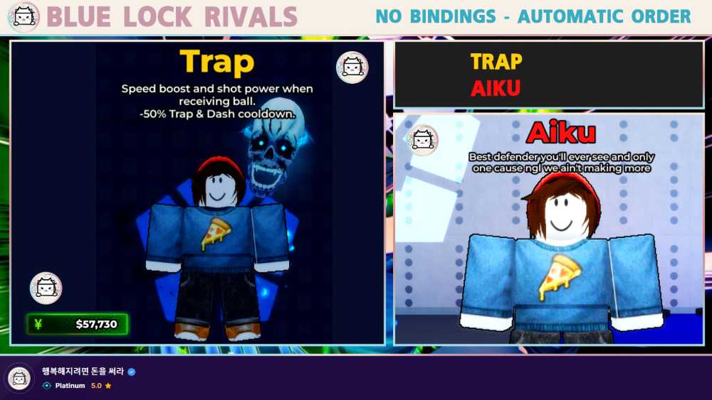 ROBLOX | Blue Lock: Rivals | Trap | Aiku