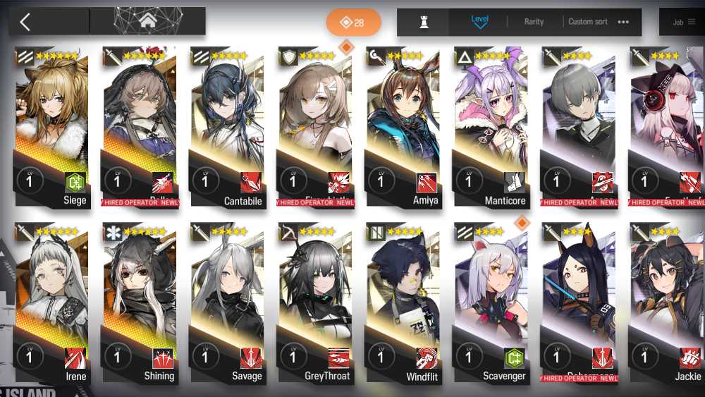 [Android/IOS] Global 4⭐6 - Starter Irene, Pallas, Siege, Shining ...