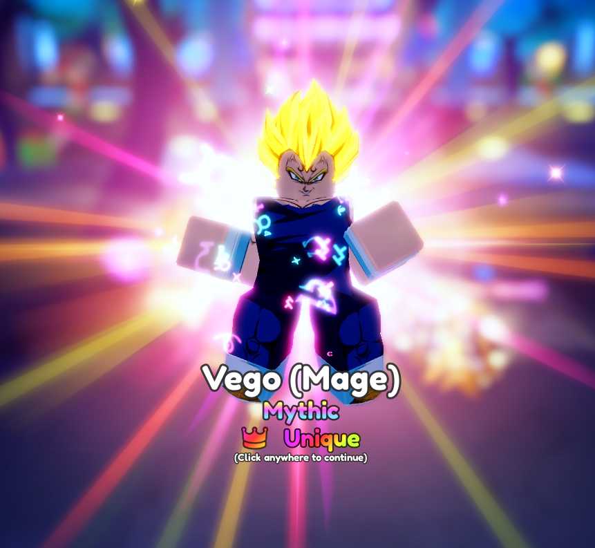 Anime Adventure | ID : 8 | Level: 53 | Unique Vego(Vegita) + Goku ...