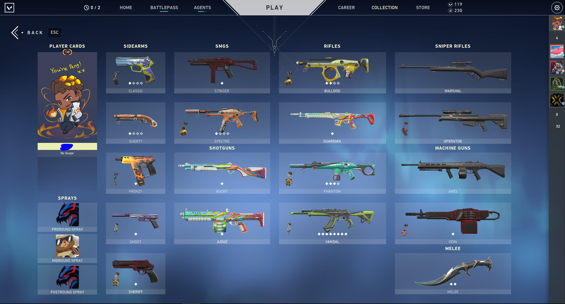  EU 25 Skins RGX 11Z Pro Vandal Forsaken Blade Karambit 