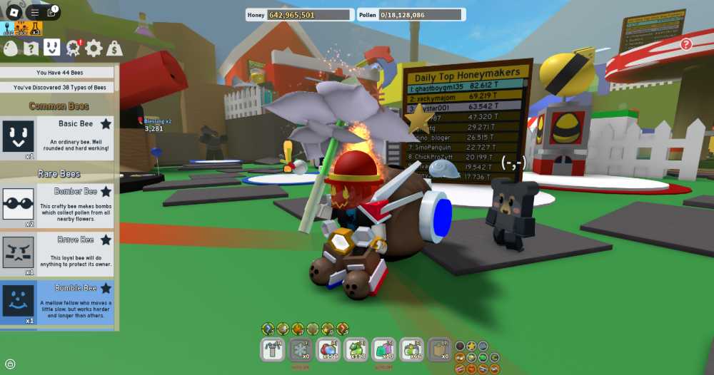 B40 | Bee Swarm Simulator Account | 44 Bee | BSS | Beeswarm | Bee Swarm ...