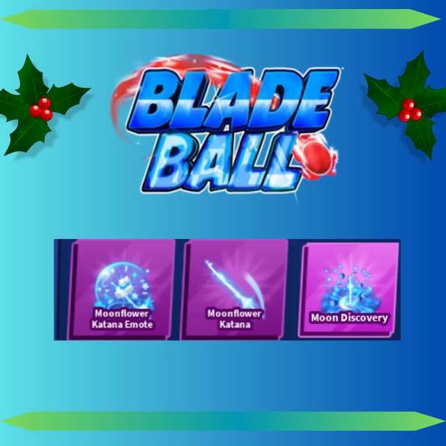 Moonflower Katana Full set - Blade Ball