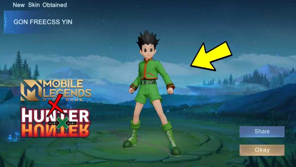 GIFT SKIN HxH X MLBB | GON X DYROTH