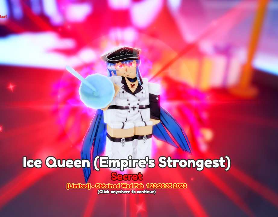 Ice Queen ( Empire's Strongest ) I Esdeath Evo I Stats A - A+ A- I ...
